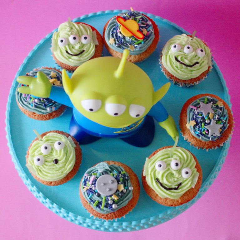 Toy Story Alien & Space Themed Cupcakes – Lucy’s Room