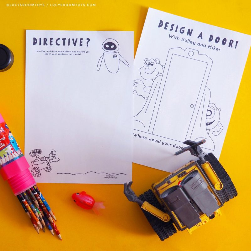 Pixar Activity Sheet Printables (Part 1) – Lucy’s Room